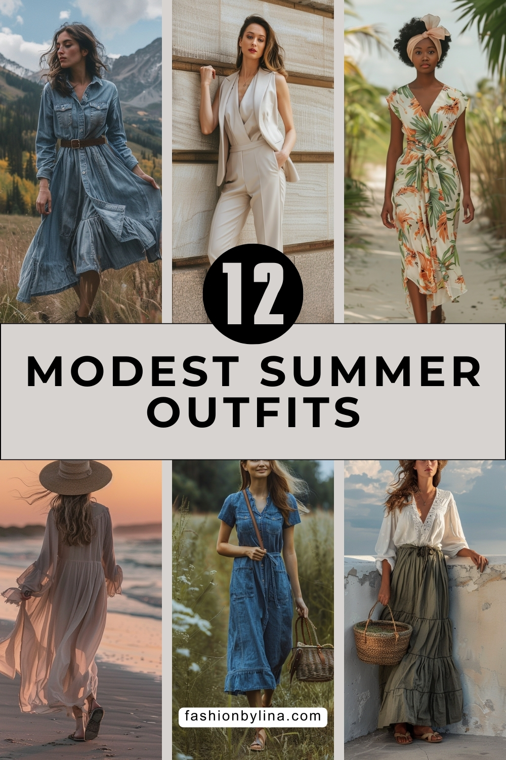 12 Modest Summer Outfits You Have To See Before Summer! – fashionbylina.com