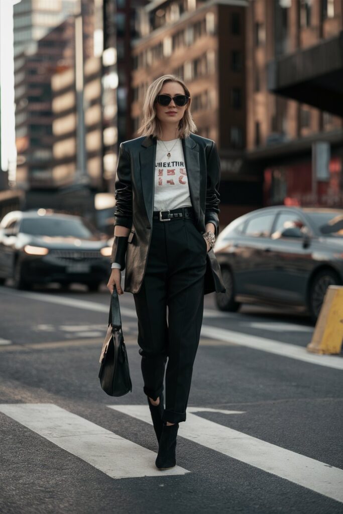 10 Edgy Work Outfits: Perfect Blend of Bold and Professional ...