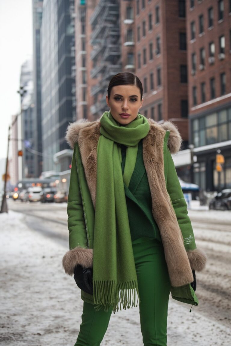 15 Green Winter Outfit Ideas You’ll Love This Season – fashionbylina.com