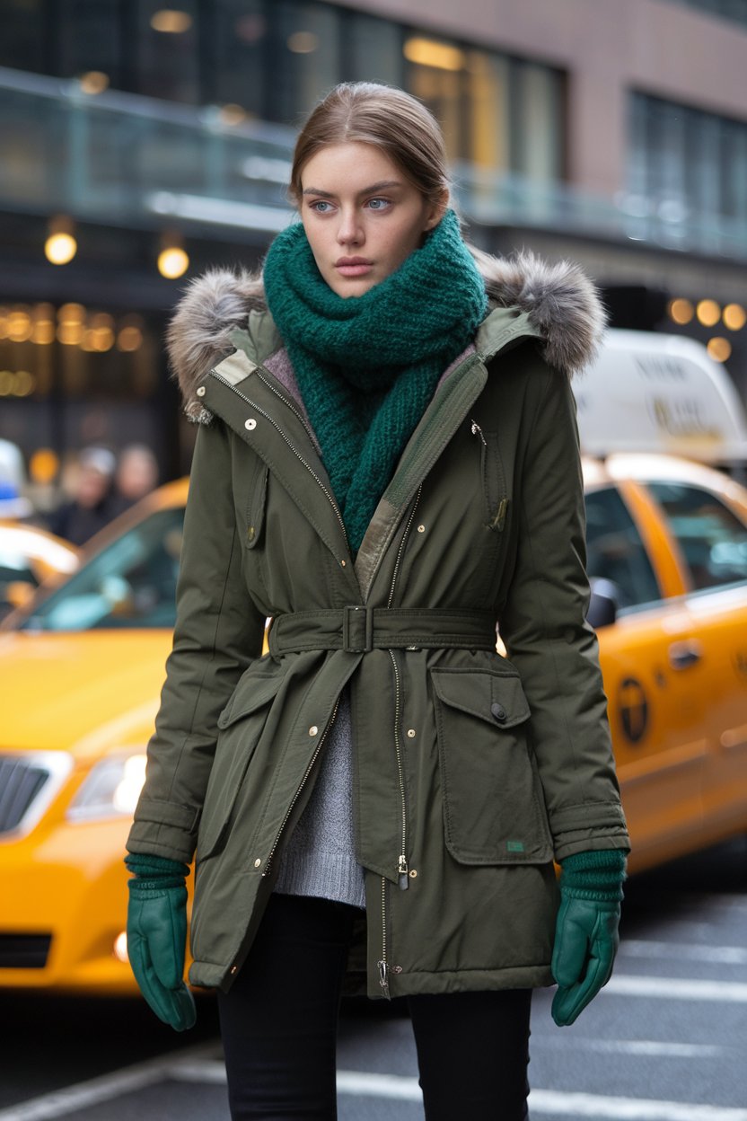 15 Green Winter Outfit Ideas You’ll Love This Season – fashionbylina.com
