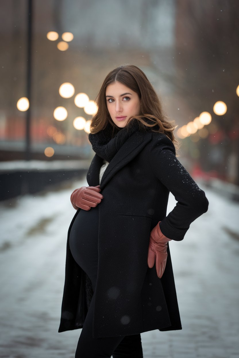 14 Winter Outfits for Pregnant Women That Are Stylish and Cozy ...