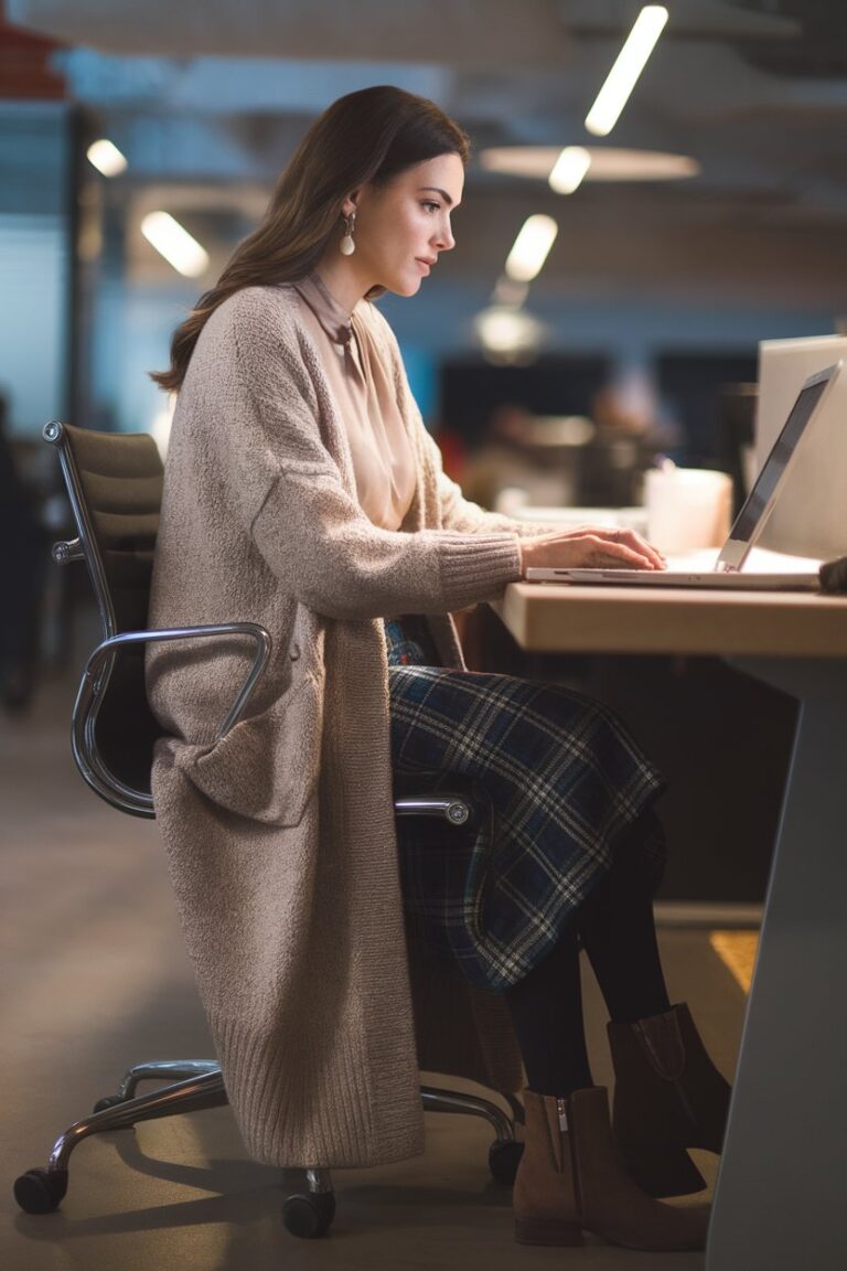 14 Casual Work Outfits for Winter That Keep You Warm and Stylish ...
