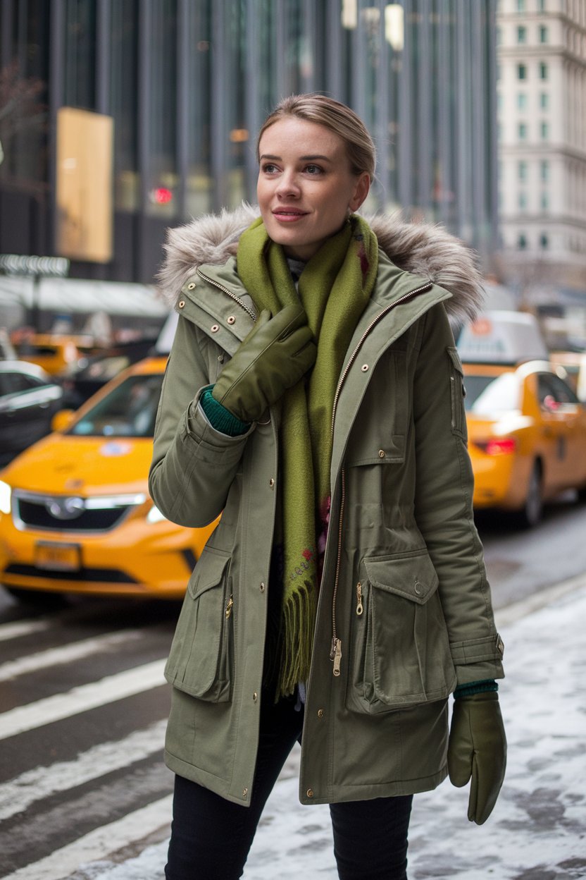 15 Green Winter Outfit Ideas You’ll Love This Season – fashionbylina.com
