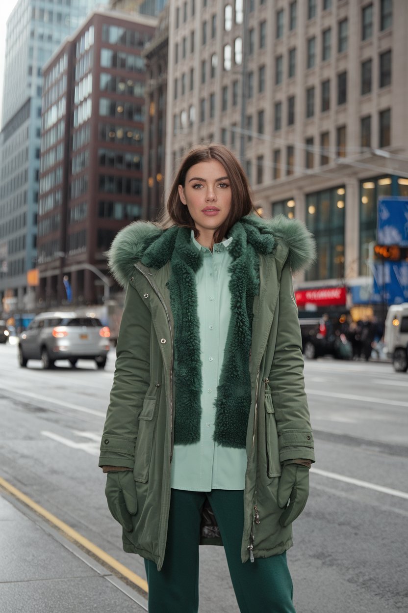 15 Green Winter Outfit Ideas You’ll Love This Season – fashionbylina.com