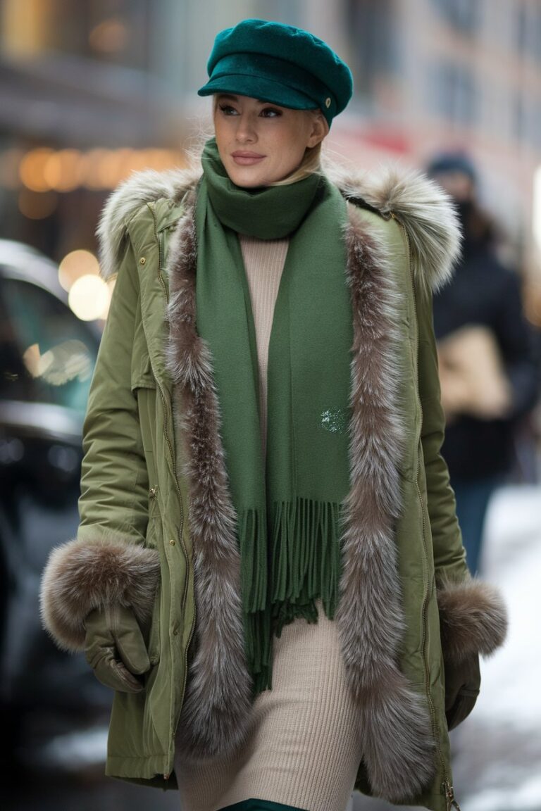 15 Green Winter Outfit Ideas You’ll Love This Season – fashionbylina.com