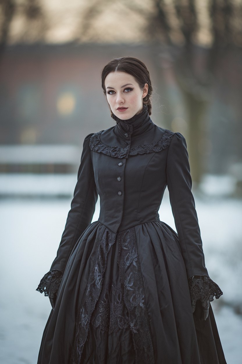 15 Winter Goth Outfit Ideas to Stay Stylish in The Cold – fashionbylina.com