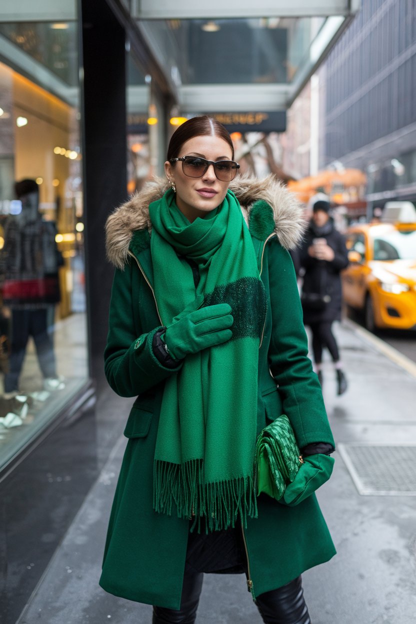 15 Green Winter Outfit Ideas You’ll Love This Season – fashionbylina.com