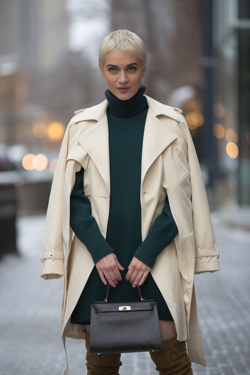 15 Winter Outfits for Women with Short Hair to Stay Stylish ...