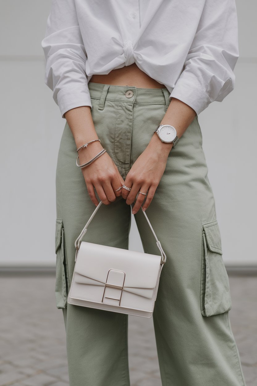 14 Outfits With Green Cargo Pants Perfect For Any Season ...