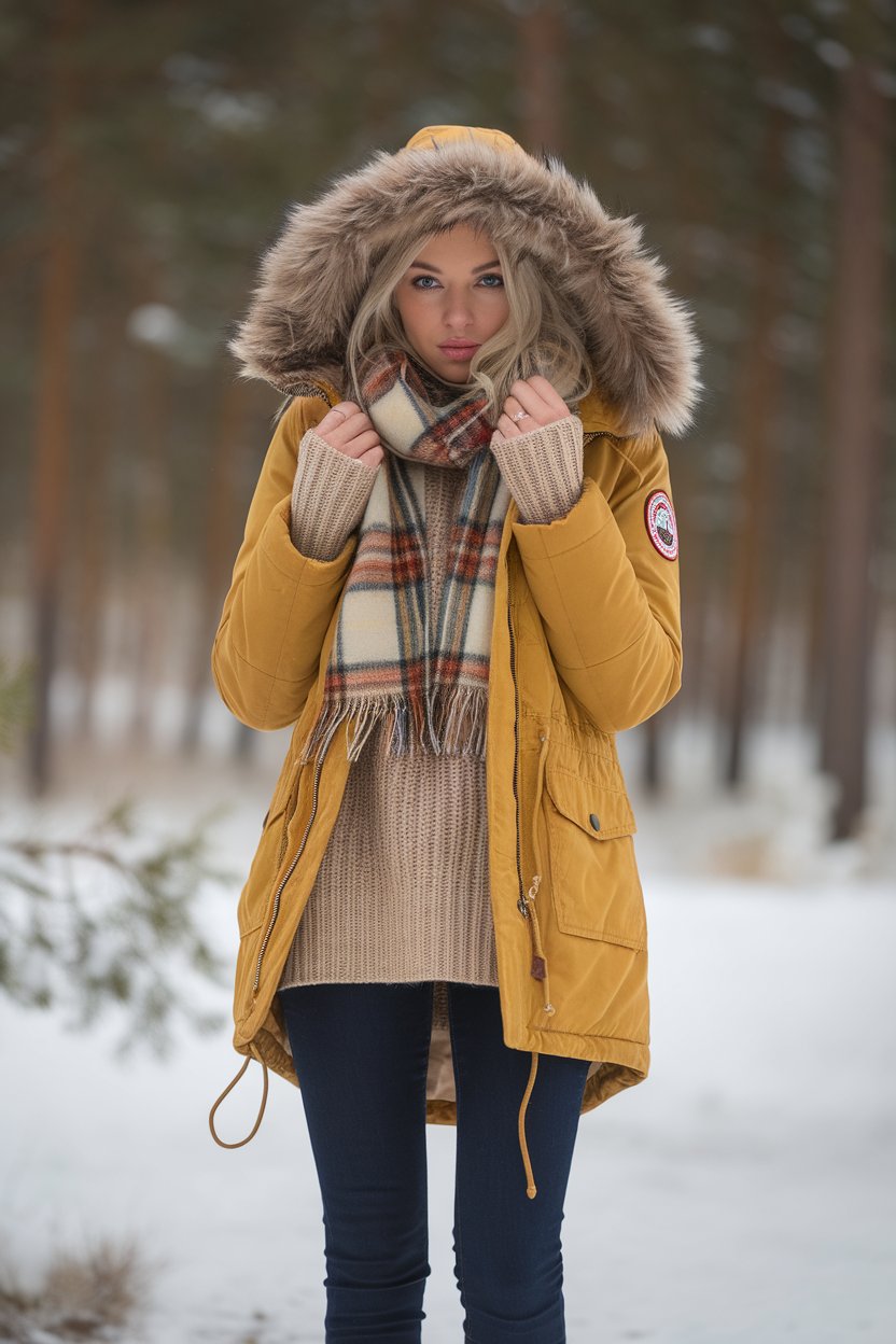 15 Winter Outfits With Yellow Jacket To Stay Trendy – fashionbylina.com