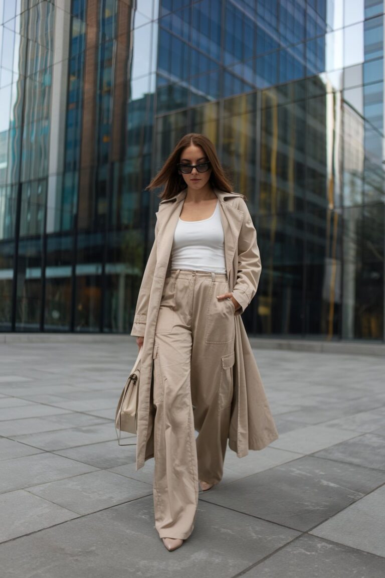 12 Beige Cargo Pants Outfits to Inspire Your Everyday Wardrobe ...