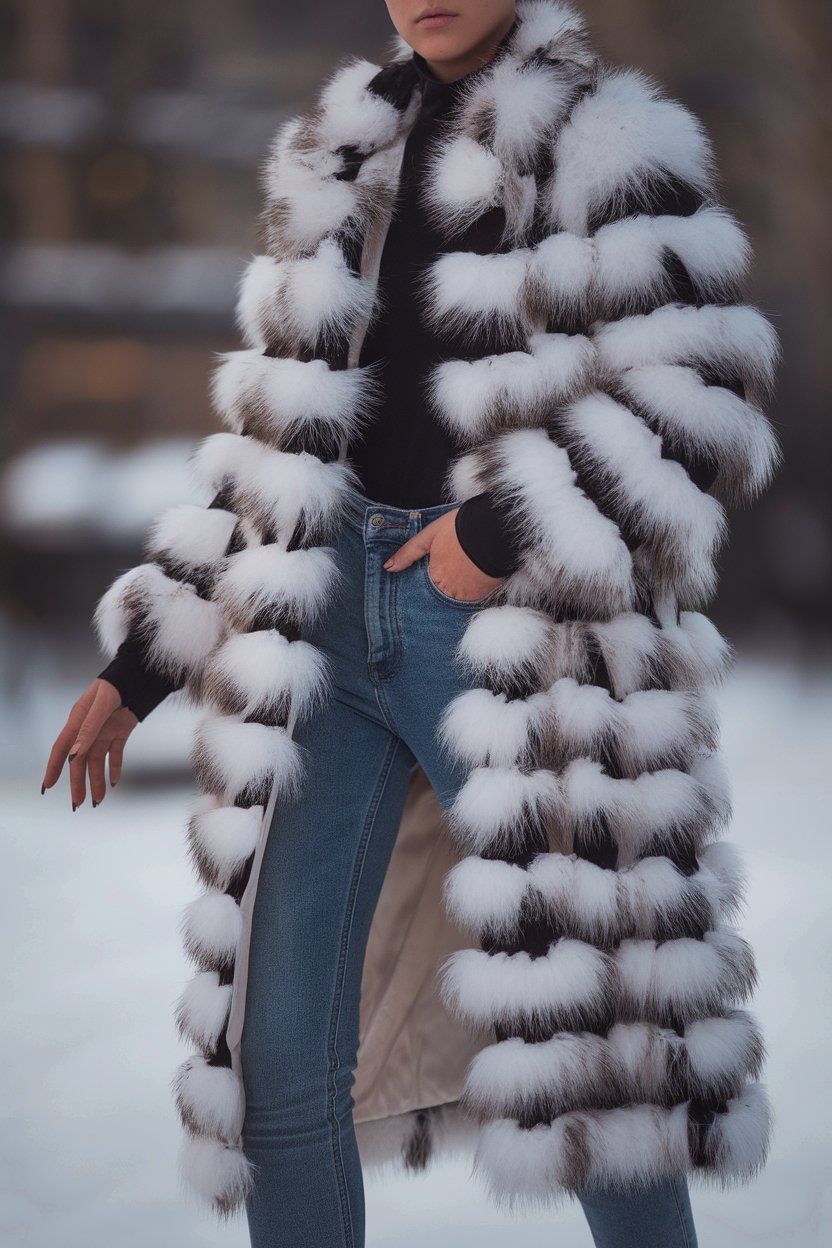 15 Winter Outfits With Fur Coat Perfect For Cold Weather ...