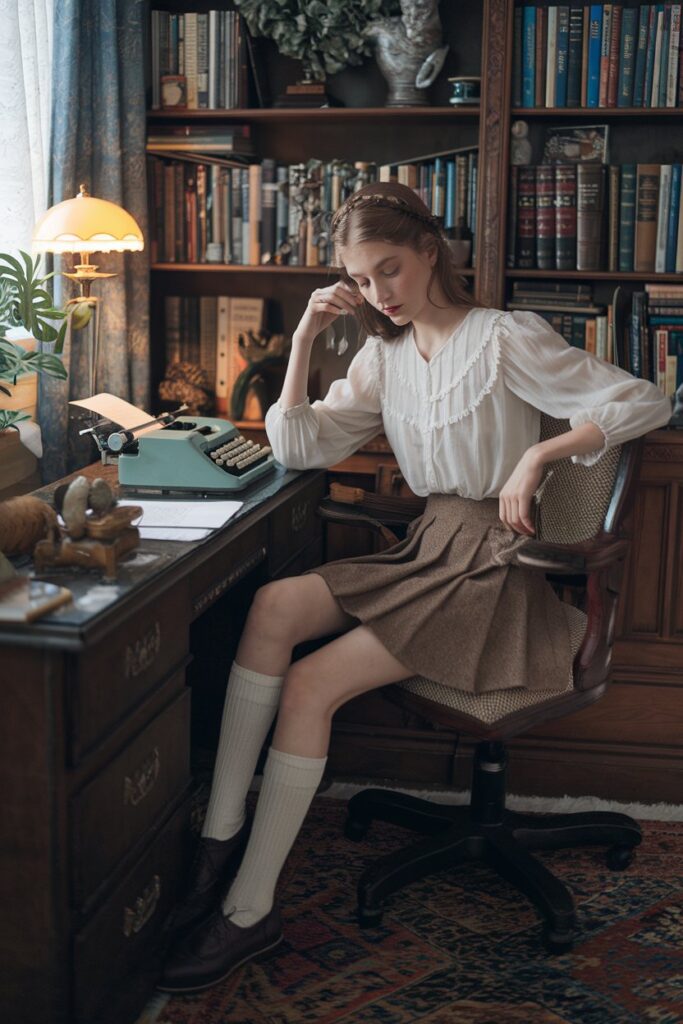 16 Light Academia Spring Outfits: Soft Neutrals and Vintage-Inspired ...