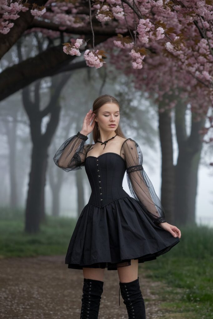 15 Gothic Spring Outfit Ideas: Elegant, Edgy, and Perfect for the ...