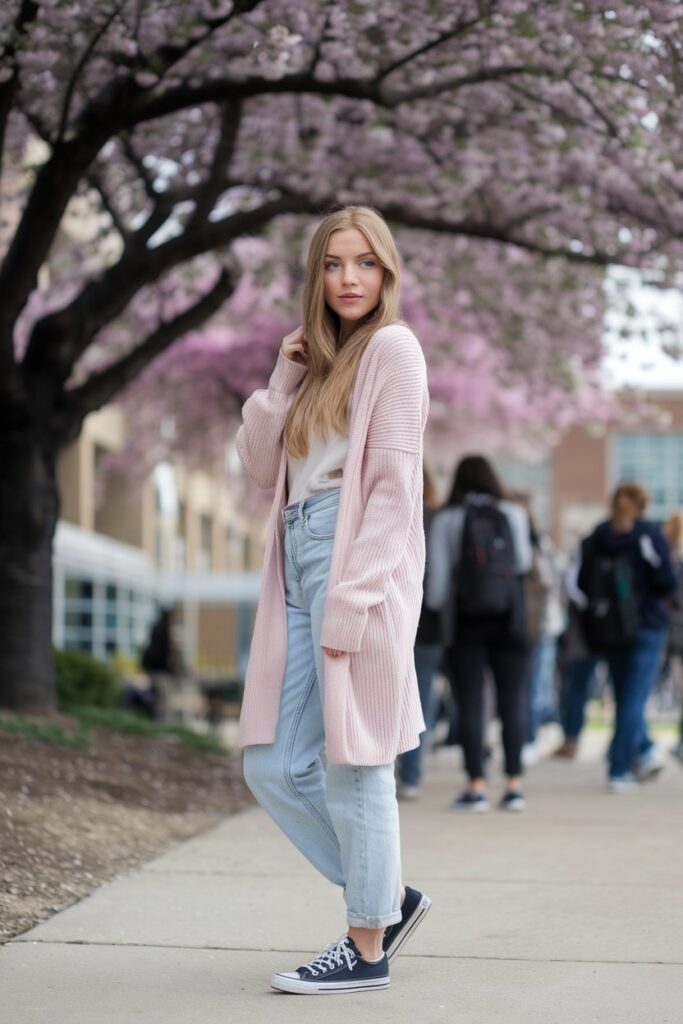 14 Spring Outfits for School That Are Comfortable and Easy to Wear ...
