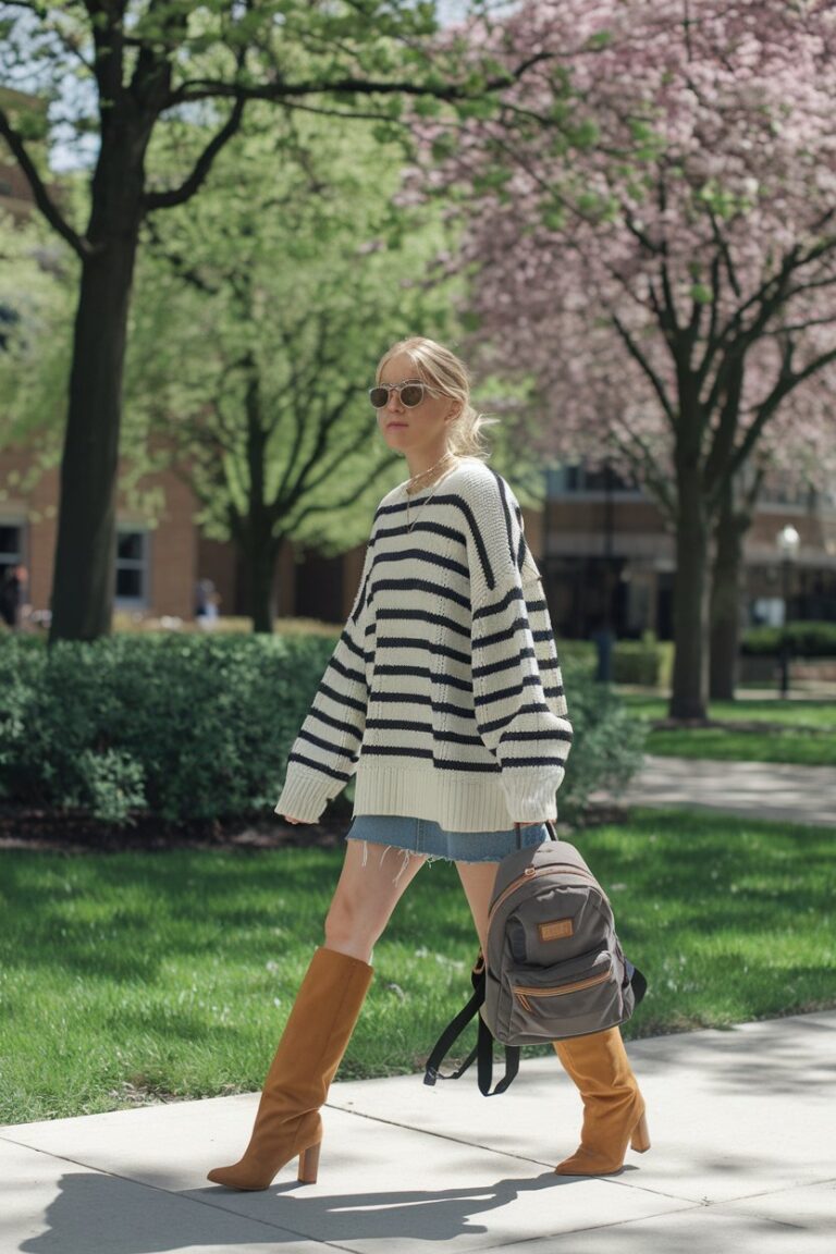 14 Spring Outfits for School That Are Comfortable and Easy to Wear ...